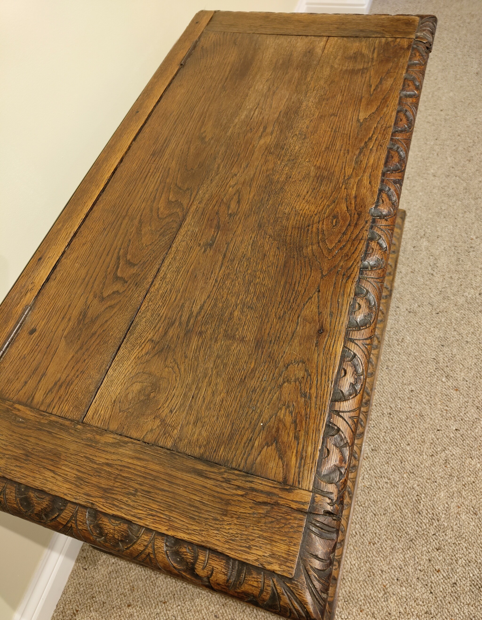 Renaissance Revival Oak Coffer