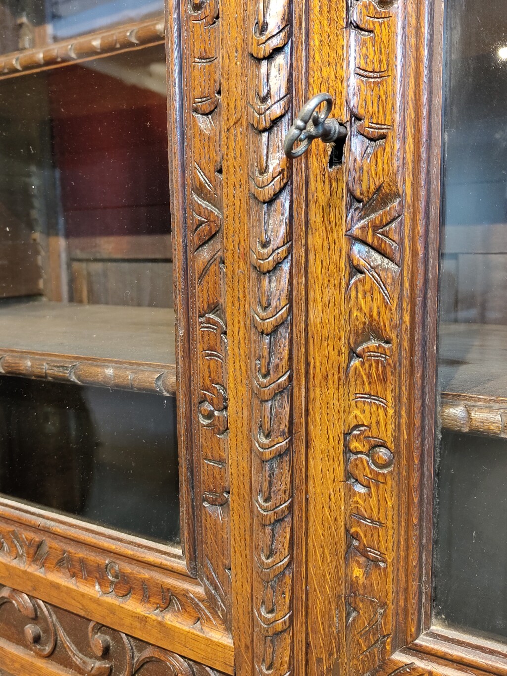 Masonic Renaissance Revival Bookcase