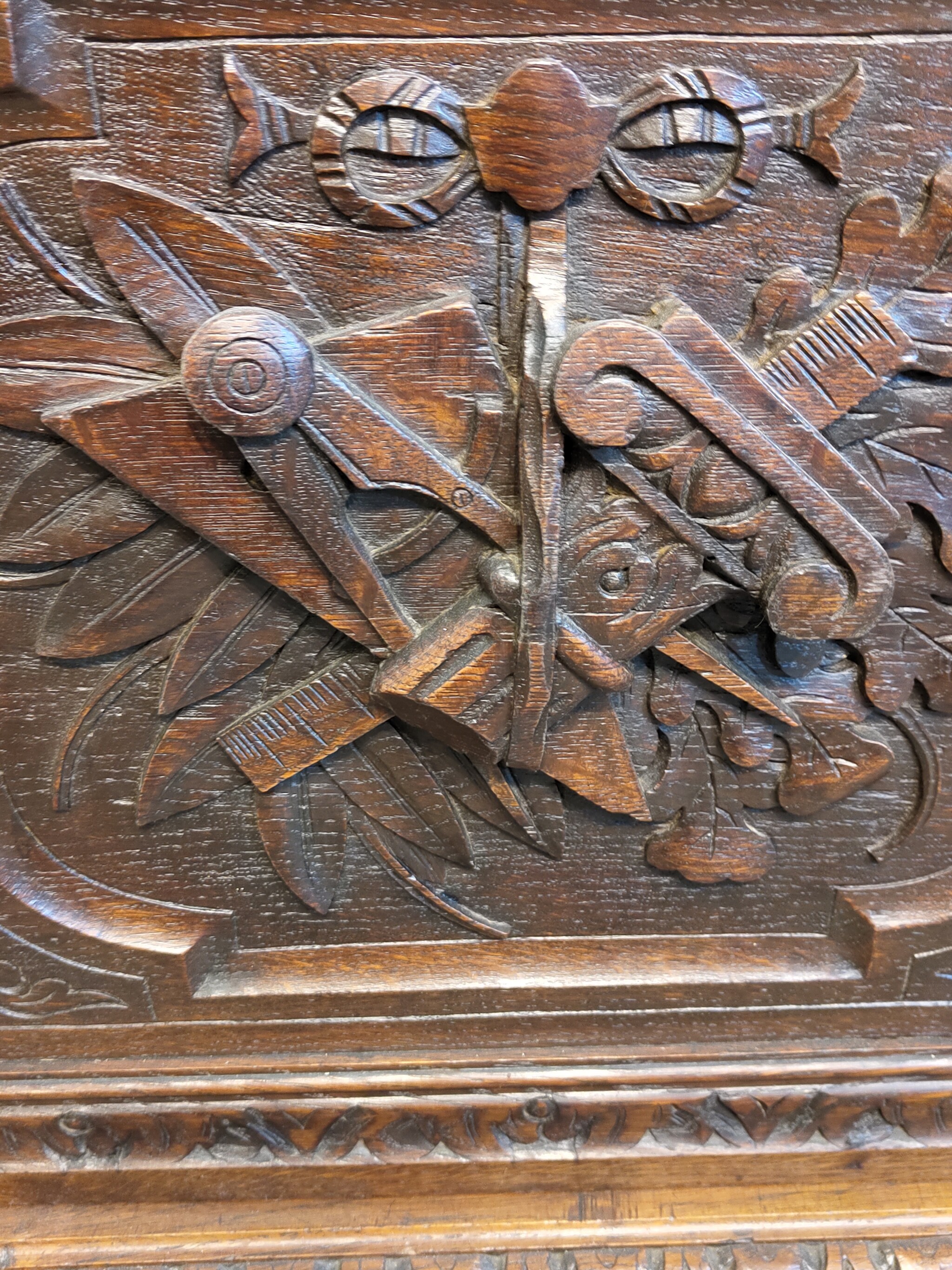 Masonic Renaissance Revival Bookcase